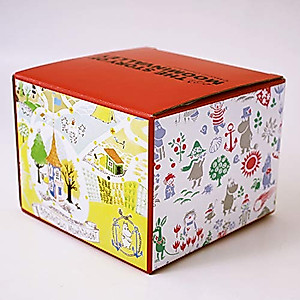 Moomin Valley Water Color Soup Mug Cup Yamaka Japan