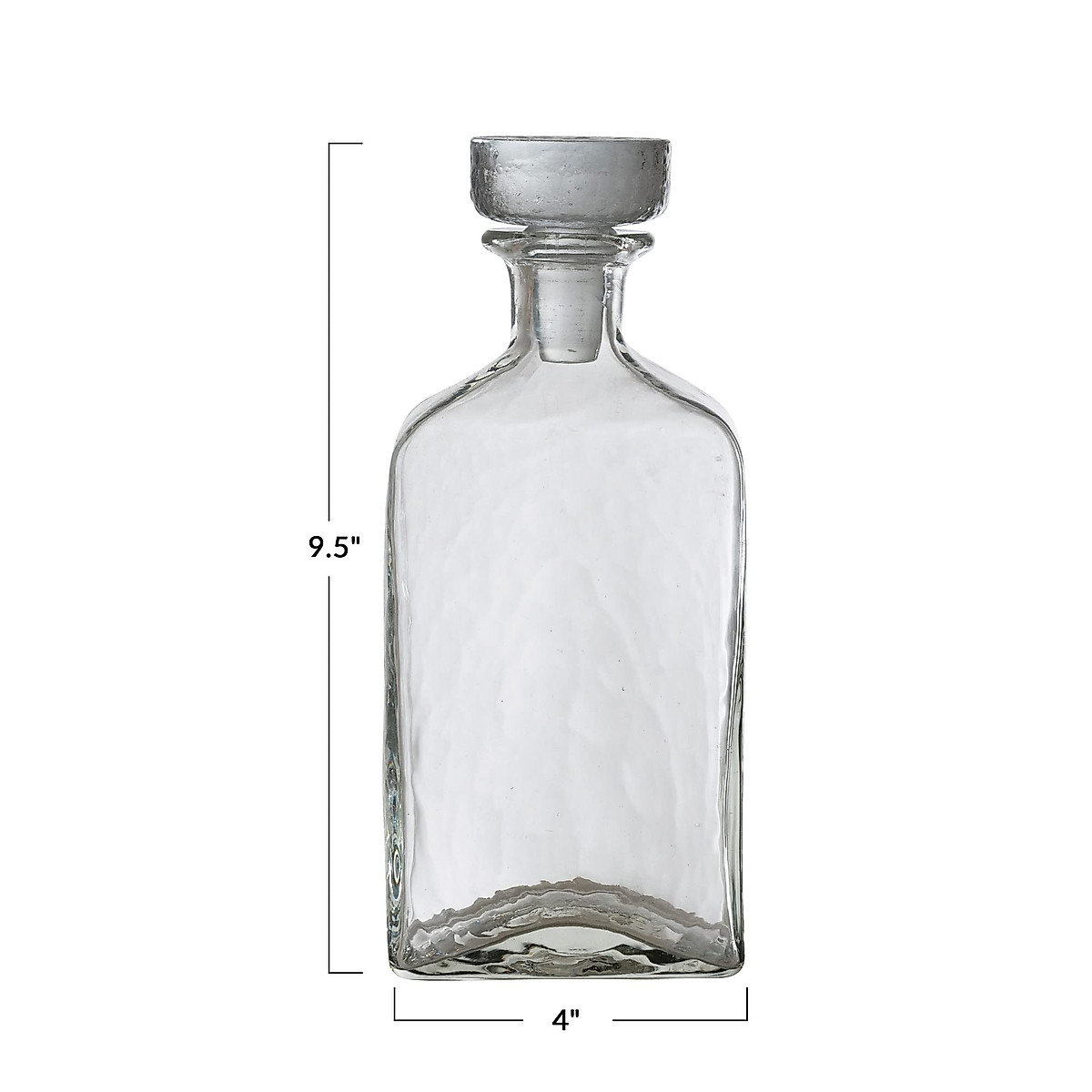 Creative Co-Op Glass, Clear Decanter