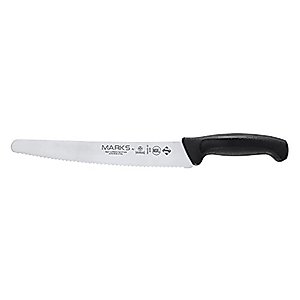 Mundial Marks by Mundial MA21-10 Bread Knife, Serrated Edge, Black,17.75 x 4 x 1.25 inches