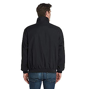Weatherproof Garment Co. Men's Microfiber Classic Golf Jacket, Black, Medium