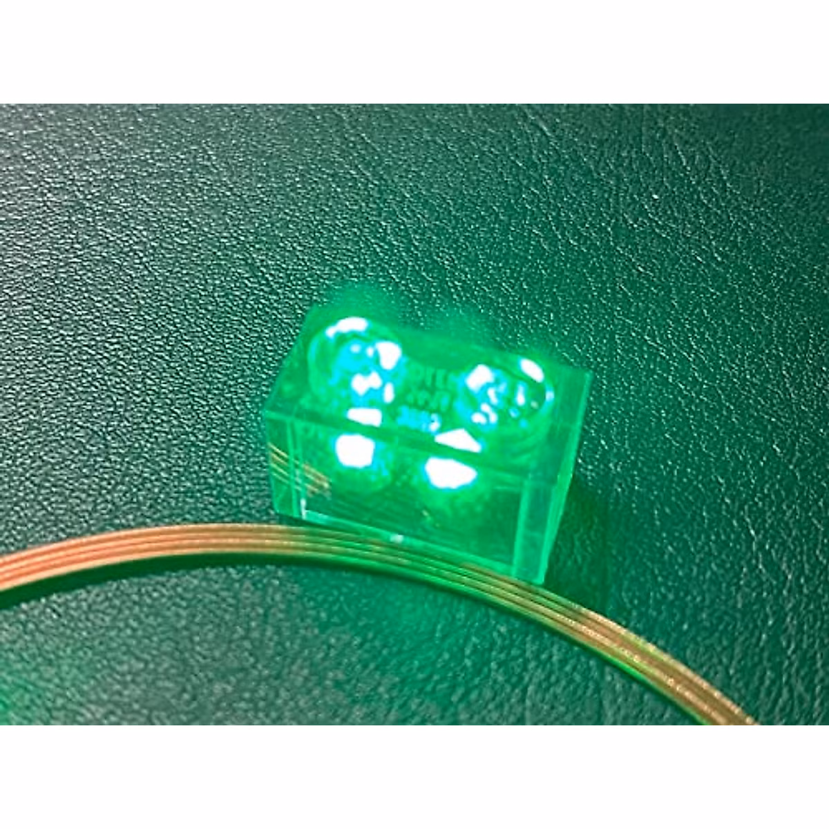 Taidacent 80mm Long Distance 5V Wireless LED Coil Inductive Coil and Ten Colorful Wireless LEDs Lights Brightness Adjustable Wireless LED Induction Wireless Charging Module