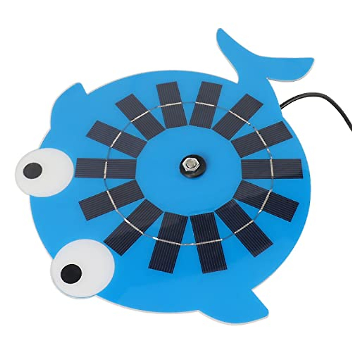 Solar Panel Mounting, Jump Starters Battery Chargers Portable Power Solar Panel Mounting Bracket Outdoor PV Monitoring Wall Rack with Charging Head 10W Dolphin Shap