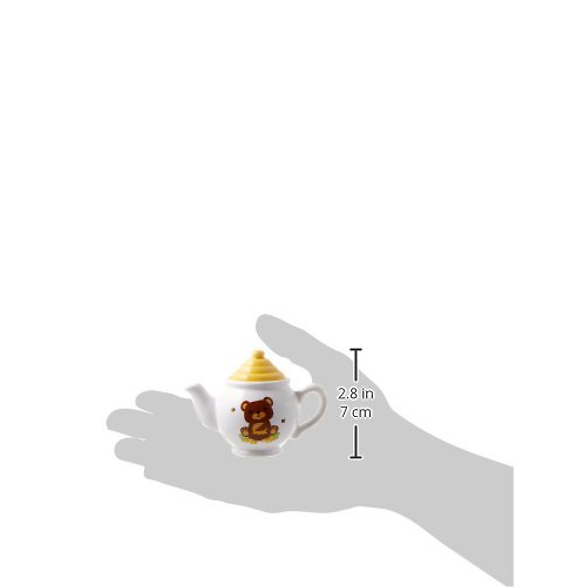 Schylling Honey Bear Porcelain Tea Set, Yellow