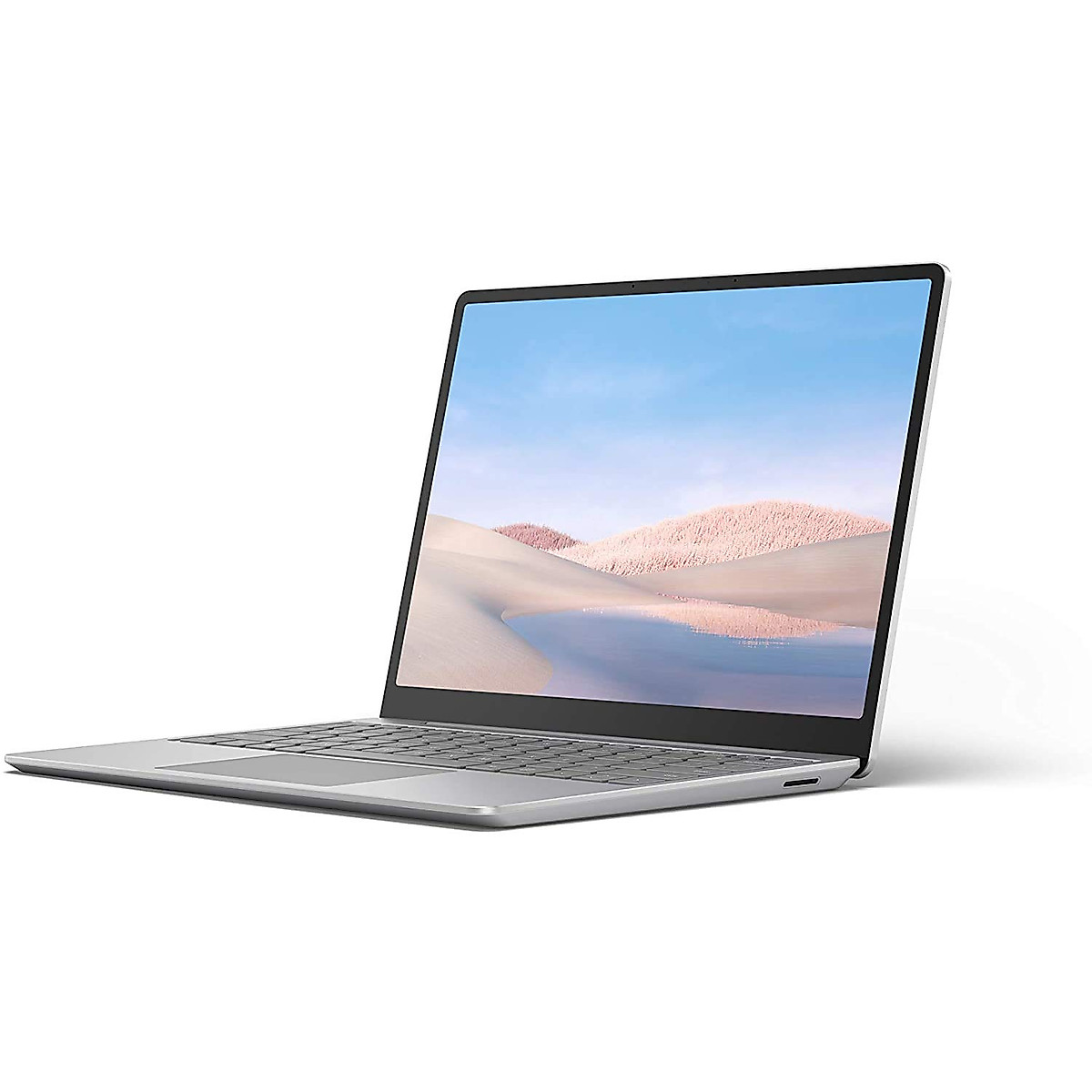 Microsoft Surface Laptop Go 12.4" Touchscreen Laptop PC, Intel Quad-Core i5-1035G1, 4GB RAM, 64GB eMMC, Webcam, Win 10 Pro, Bluetooth, Online Class Ready - Platinum (Renewed)