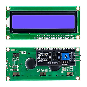Hosyond 3pcs I2C IIC 1602 LCD Display Module 16x02 LCD Screen Module for Arduino Raspberry Pi