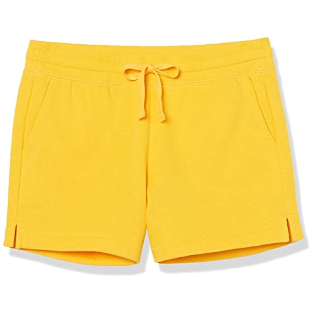 Amazon Essentials Women's Fleece Short, Golden Yellow, Medium