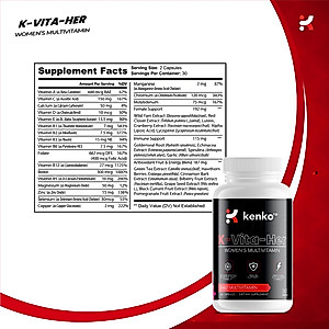 K-Vita-Her/Women’S Multivitamins & Minerals / 60 Capsules