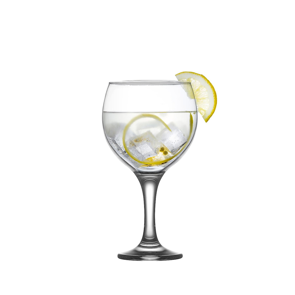 lav Gin and Tonic Glass Set 6-Piece, Clear Balloon Wine Glasses 21.75 Oz for Red Wine and Other Cocktails, Oversize Large Goblets for Spritz and Water