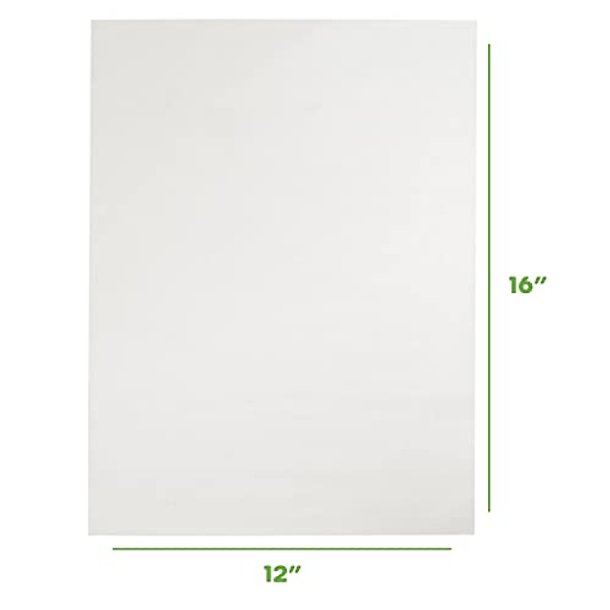 [12 x 16 Inch - 200 Count] Precut Baking Parchment Paper Sheets Non-Stick Sheets for Baking & Cooking - White