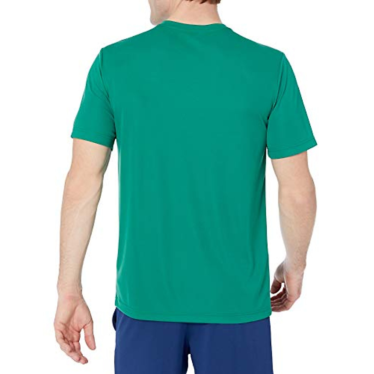 Amazon Essentials Men's Active Performance Tech T-Shirt (Available in Big & Tall), Pack of 2, Green/Black, Large