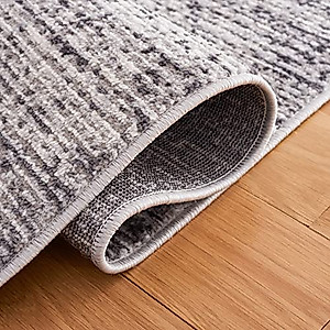 Safavieh Shivan Collection 5'1" x 7'6" Grey/Dark Grey SHV144F Modern Contemporary Non-Shedding Area Rug