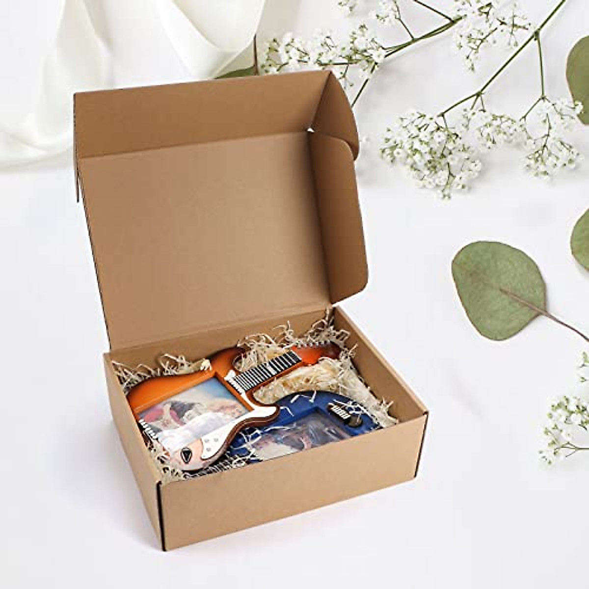 PHAREGE 12x9x4 inch Shipping Boxes 20 Pack, Brown Cardboard Gift Boxes with Lids for Wrapping Giving Women Men Presents, Corrugated Mailer Boxes for Packaging Mailing Small Business