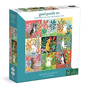 Good Puzzle Co. Dogs and Flowers