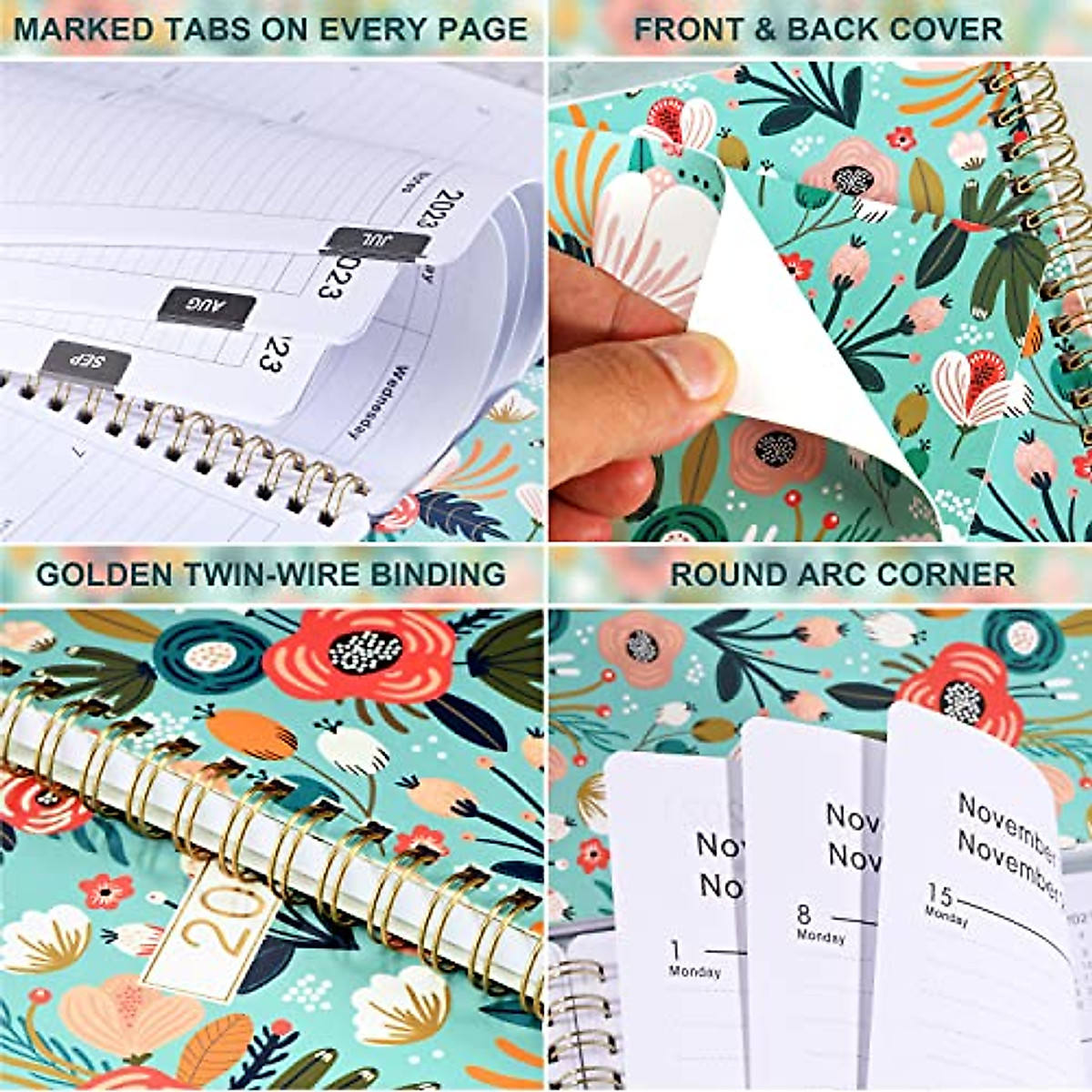 2023 Planner - 2023 Weekly Monthly Planner from January 2023 to December 2023, 2023 Planner Weekly and Monthly with Flexible Cover