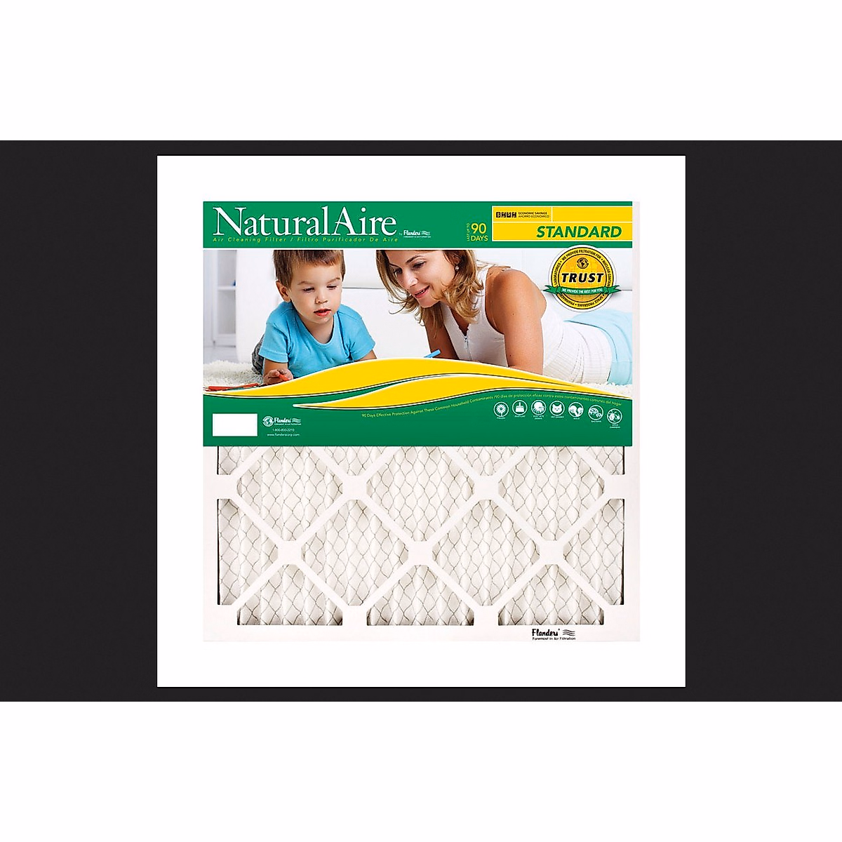 Flanders PrecisionAire 84858.012020 20 by 20 by 1 NaturalAire Standard Pleat 1-Inch Air Filter