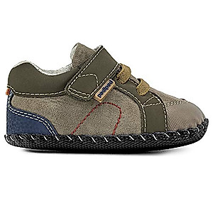 pediped Baby-Boy's Dani Crib Shoe, Earth, 18-24 Months Child EU Infant (18-24 Months US)
