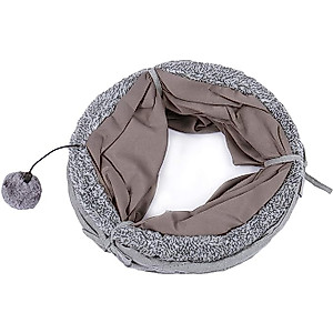 PAWZ Road Cat Tunnel Collapsible S Shape Cat Play Tube 10.5 Inches in Diameter