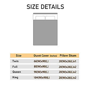 Vantaso Bedding Duvet Cover Set Twin Size Lavender Floral Flowers Purple Leaves 2 Piece Set 1 Quilt Cover and 1 Pillow Case Sham for Kid Boy Girl Women Men