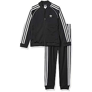 adidas Originals,unisex-youth,SST Tracksuit,Black/White,Medium