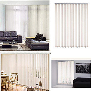 SING F LTD 31Pcs Vertical Blind Bottom Weights Accessories Repair Kit 89mm Vertical Blind Top Hangers 10M Chain and Connector Plastic DIY Replacement