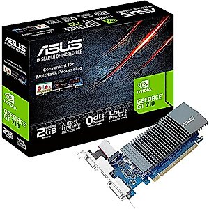 Asus GeForce GT 710 2GB GDDR5 HDMI VGA DVI Graphics Card Graphic Cards GT710-SL-2GD5-CSM