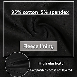 Heated Pants for Men, 16 Zones Fast Heating Thermal Underwear Pants, Adjustable Temperature, USB Electric,Black,L