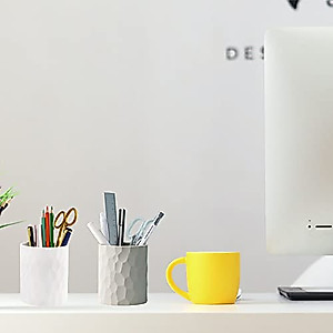 minimaliving Pen Holder,Nordic Style Silicone Waterproof Pencil Holder for Desk Simple&Modern Minimalist Makeup Organizer Multifunctional Office Supplies for Home,Kids and School(Light grey)