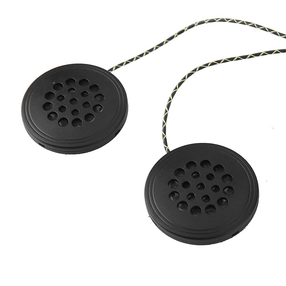 DEALPEAK Motorcycle Helmet Headset Headphone Speakers Noise Reduction Support Hands-Free Calling for Smartphone, MP3, Computer