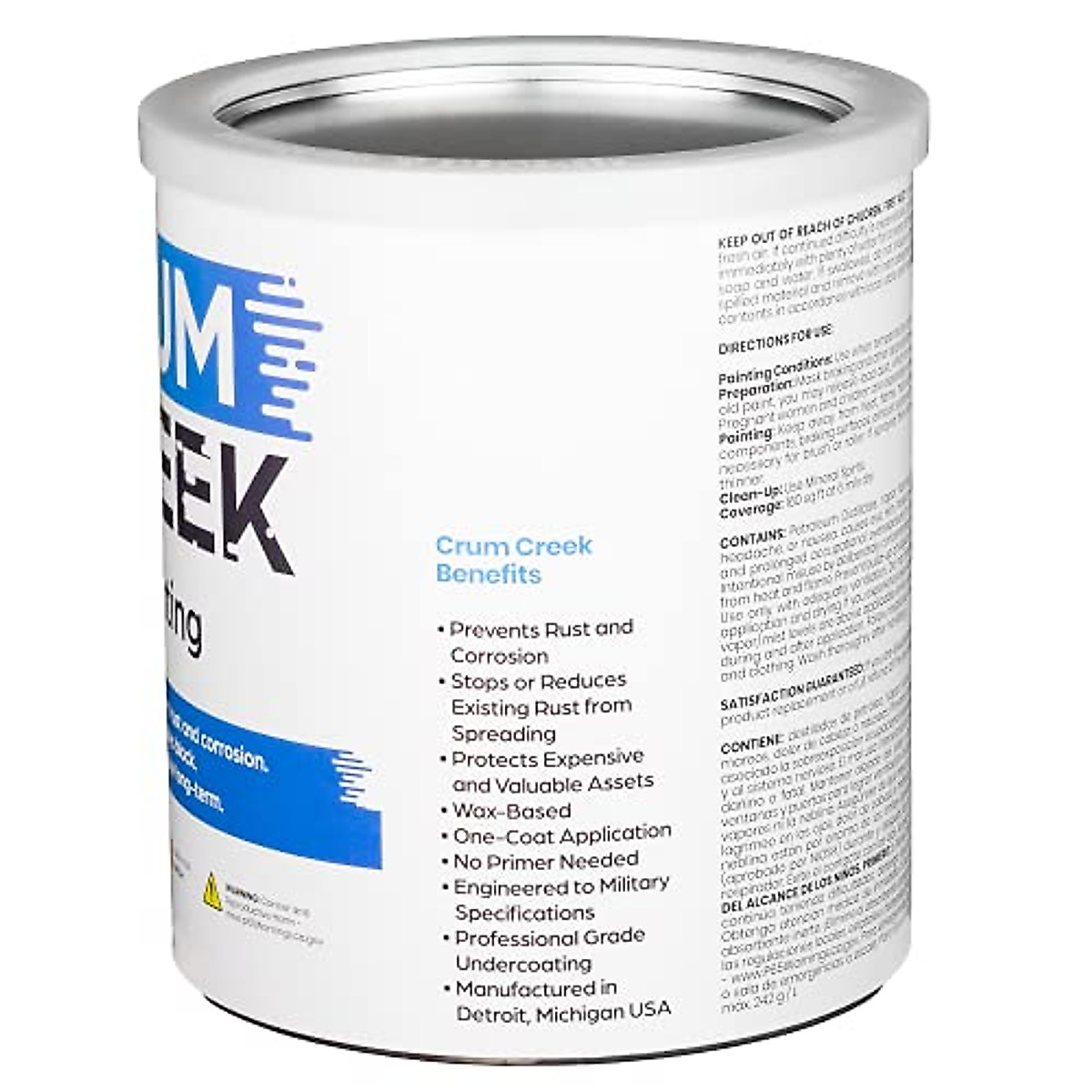 Crum Creek Rust Preventive Undercoating - 1 Gl - Rust Inhibitor - Automotive & Marine