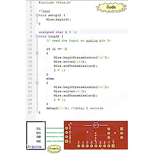 NOYITO PCF8574 IO Expansion Board I O Expander I2C Bus Evaluation Development Module (Pack of 2)