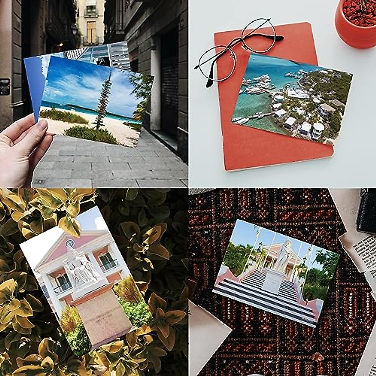 Dear Mapper Bahamas City Landscape Postcards Pack 20pc/Set Postcards From Around The World Greeting Cards for Business World Travel Postcard for Mailing Decor Gift