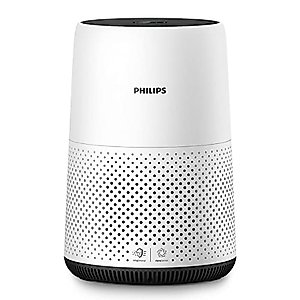 PHILIPS Air Purifier 800 Series, Purifies Rooms up to 698 sq ft (in 1h), 93 CMF Clean Air Rate (CADR), HEPA Filter, AHAM and Energy Star Certified, 99.99% allergen removal, AC0820/40, White