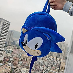 Sonic Plush Backpack, Sonic Backpack for kids, toddlers and Sonic fans