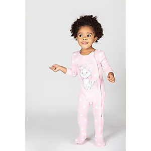 Disney Classics 101 Dalmatians Bambi Newborn Baby Girls 3 Pack Sleep N' Play Coveralls White/Pink/Gray 3-6 Months