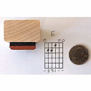 Stampola™ Guitar Chord Stamp (Large) - 5 Fret