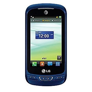 LG Xpression C410 Qwerty Keyboard Slider Cellphone GSM Unlocked - Blue