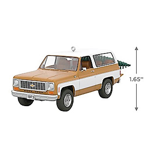 Hallmark Keepsake Christmas Ornament 2023, All-American Trucks 1973 Chevrolet Blazer 2023, Metal Ornament, Gifts for Car Collectors,