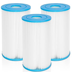 2-Pack Type B Pool Filter Replacement for Intex 2500 GPH Filter Pump for Above Ground Pools, Replace Type B