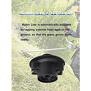 Autocut FS45 C5-2 Trimmer Weed Head Replaces 4006 710 2106, 4006 710 2103 for Stihl FS38 FS40 FS40C FS40CE FS45 FS45C FS46 FS46C FS50 FS50CE FSE60 FSE71 FSE81 String Trimmer Brush Cutter