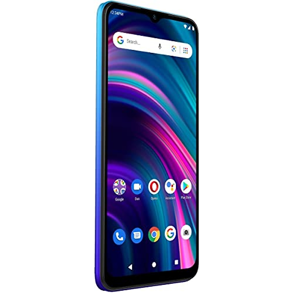 BLU G51 PLUS G0511WW 6.5" HD+ Infinity 64GB Dual-SIM 4G LTE GSM Smartphone, 4GB RAM, 13MP+0.3MP+0.3MP Rear + 8MP Front Camera, ARM Cortex-A55, Android 11, Unlocked, Blue