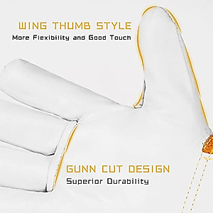 TOOLIOM 200A TIG Welder High Frequency TIG/Stick/Arc 2 in 1 IGBT Welder TIG Welding Machine & Premium Goatskin Tig Welding Gloves,Cuff Cowhide Split Leather,with Soft Lining,High-Dexterity (Large)