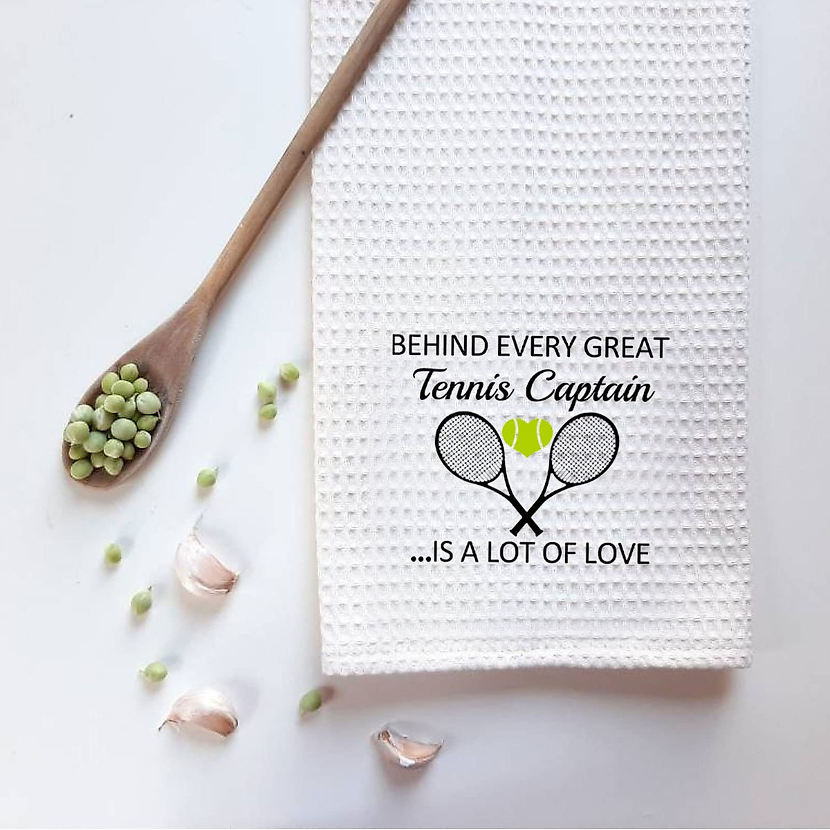 ZJXHPO Tennis Team Captain Kitchen Towel Best Captain Ever Towels Gift Tennis Captain Appreciation Gift Tennis Captain Housewarming Gift (Tennis Captain Towel)