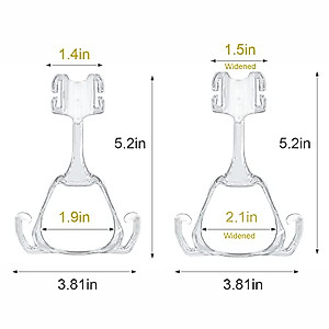 Resmed Mirage Fx Replacement Frame for Mirage fx Nasal mask, Resmed Mirage Fx Headgear Nasal Guard Reuse Breathing Machine Accessory Replacement Fit for Mirage FX Nasal Guard,Standard/Widened