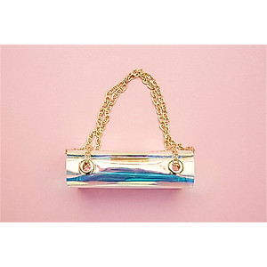 Mini Hologram Clear Cross Body Purse Shoulder Bag Handbag for Women (Style A)