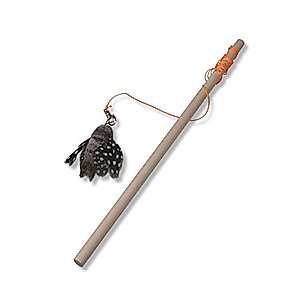 Van Ness Pets Interactive Moth Teaser Wand Toy for Cats Small