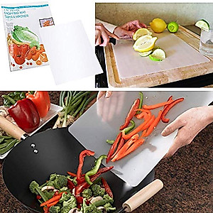Flexible Plastic Kitchen Cutting Board Mats 12 Inch x 15 Inch (6pack)