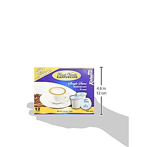 Kahan's Parve French Vanilla Cappuccino Single Serve Beverage Cups 12/Box
