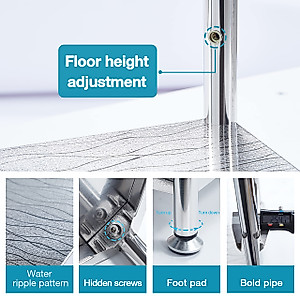 susunnus Stainless Steel Shelves 13.8in-3 Tier, Corner Shelf, Storage Shelves, Narrow Metal Shelf, Stainless Steel Shelf, Kitchen Storage Rack for Small Spaces Tall Skinny Shelf