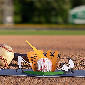 CUTE POPUP - Father's Day Card, Baseball Pop Up Card, Sport Pop Up Card, Baseball Birthday Card, Father's Day Pop Up Card, Perfect Present for Dad, Grandpa, Friends or any Occasion