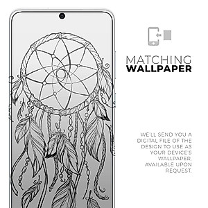 DesignSkinz Watercolor Dreamcatchers v11 Protective Vinyl Decal Wrap Skin Cover Compatible with The Samsung Galaxy S20 (Screen Trim & Back Glass Skin)